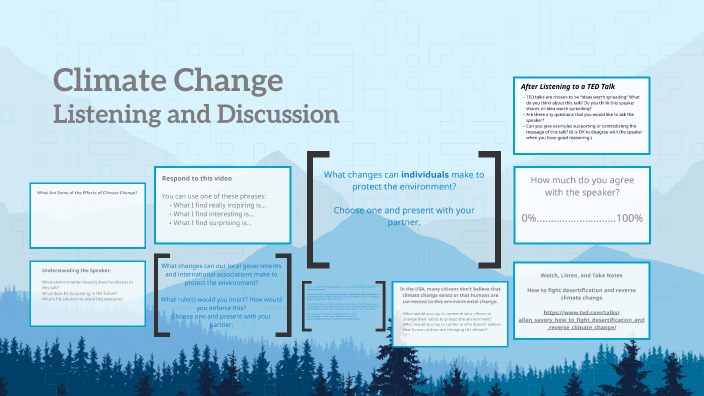 TED listening: Climate Change by Meg on Prezi
