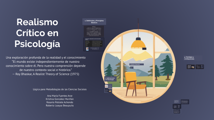 Realismo Crítico en Psicología by Roberto Loayza on Prezi