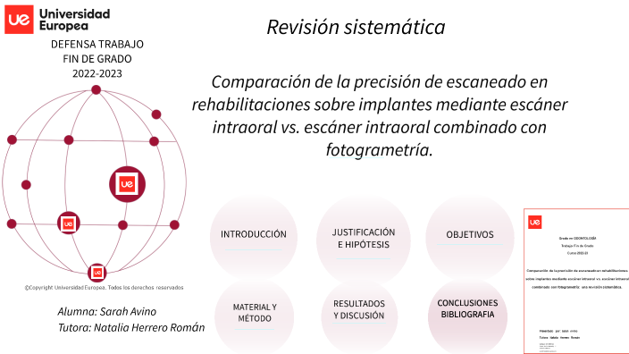 Comparación de la precisión de escaneado en rehabilitaciones sobre ...