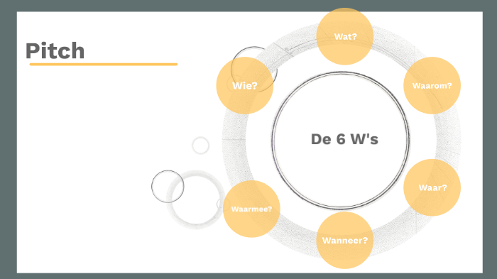 De 6 w's by Sara Delanoye