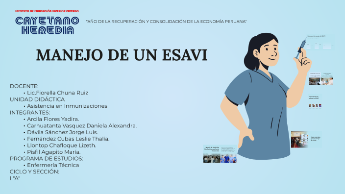 Manejo de ESAVI según la Norma Técnica del MINSA en Perú by Yadira ...