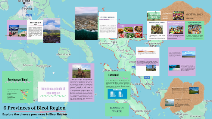 The 6 Provinces of Bicol Region by Ariana Ariate on Prezi