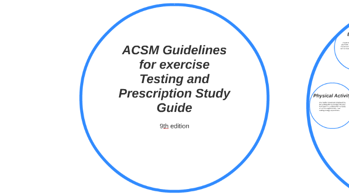 ACSM Guidelines for exercise Testing and Prescription by Kate Mason on ...