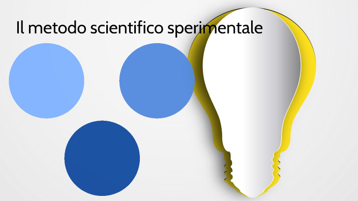 IL METODO SCIENTIFICO SPERIMENTALE by Davide Persona on Prezi