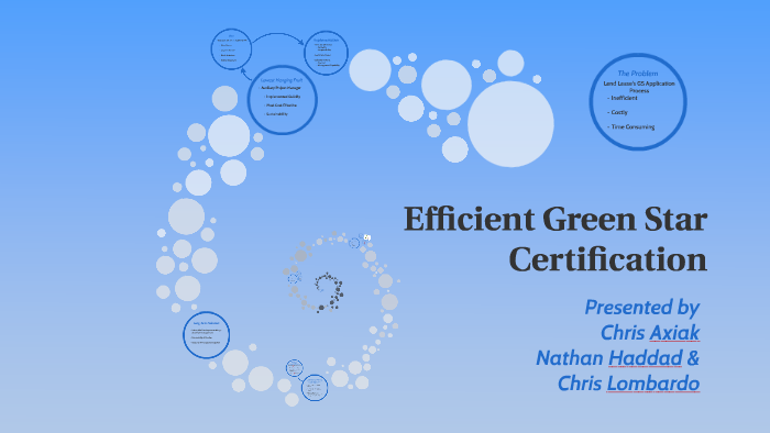 Efficient Green Star Certification by Chris Lombardo on Prezi