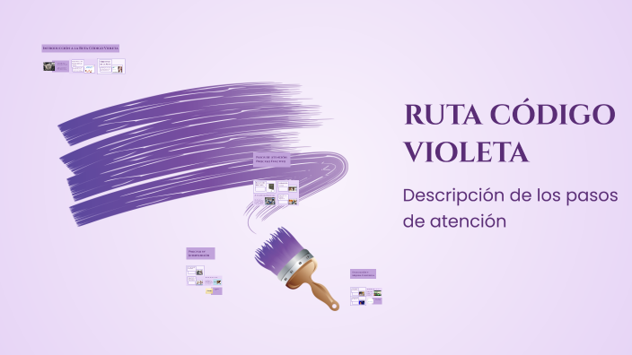 RUTA CÓDIGO VIOLETA by Maria Mejia on Prezi