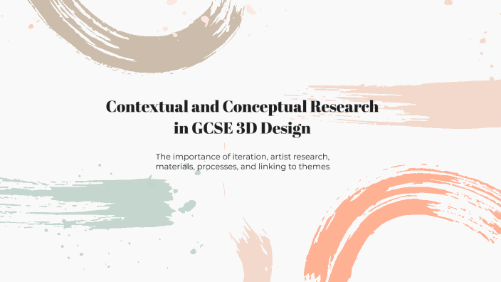 Contextual and Conceptual Research in GCSE 3D Design by Hannah Pearson ...