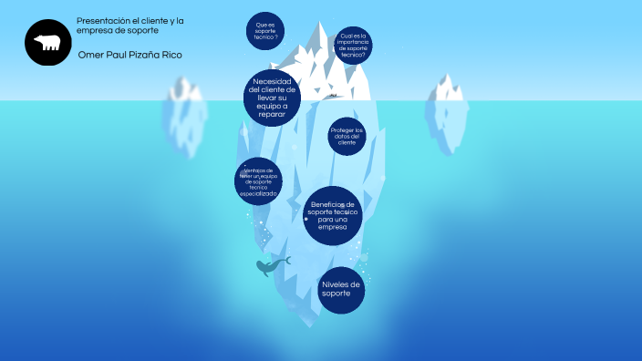 Presentación el cliente y la empresa de soporte by OMER PAUL PIZAÑA ...