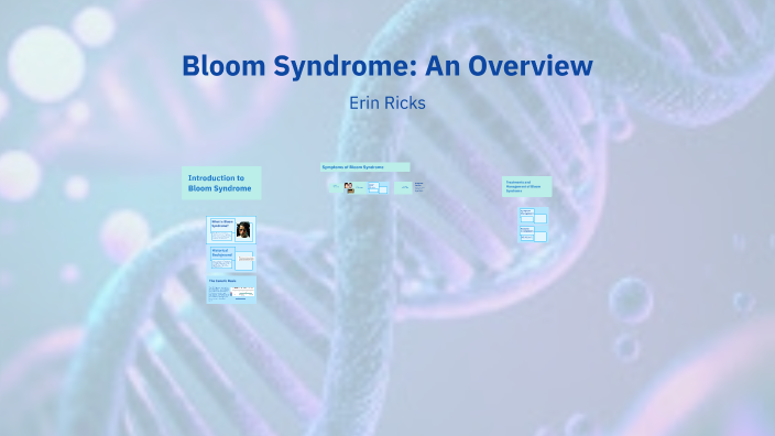 Bloom Syndrome: An Overview by Erin Ricks on Prezi
