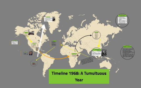 Timeline 1968: A Tumultuous Year by Austin Lorynski on Prezi