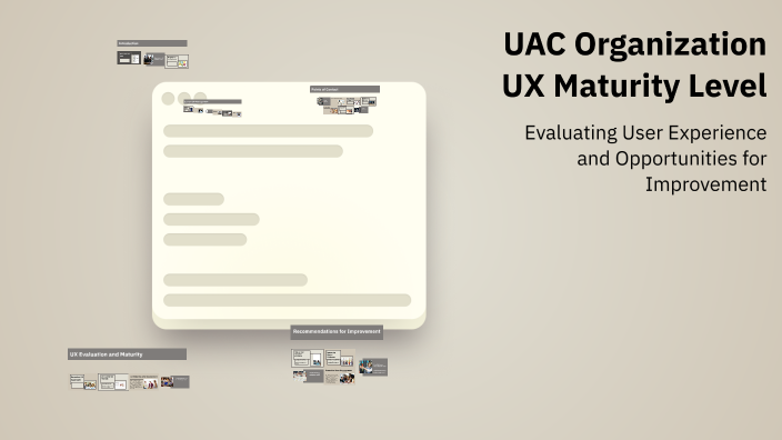 UAC Organization UX Maturity Level by Aliya N. on Prezi