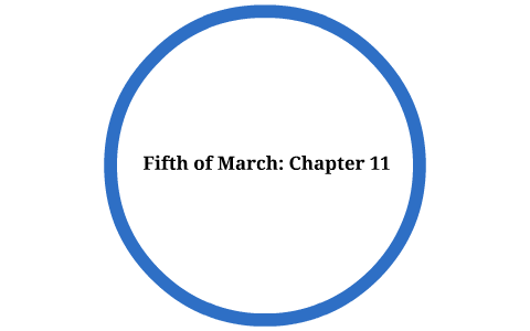 Fifth of March: Chapter 11 by Marina Clark on Prezi