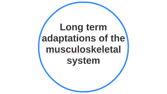 Long term adaptations of the musculoskeletal system by Lauren Emerton ...