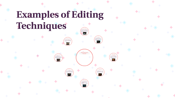 Editing Techniques Examples by Alex Wilson on Prezi