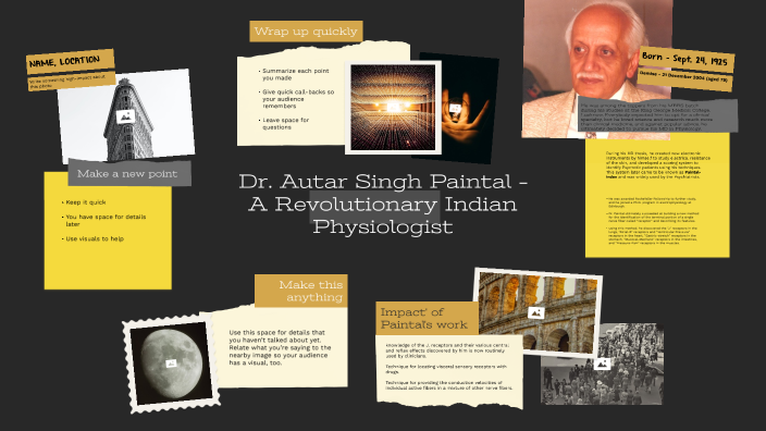 Dr. Autar Singh Paintal by Aanantha K N R on Prezi