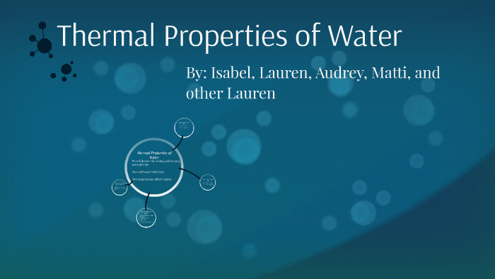 Thermal Properties of Water by Lauren Butia on Prezi