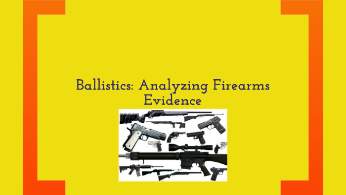 Ballistics: Analyzing Firearms Evidence by Nick Hoffman on Prezi