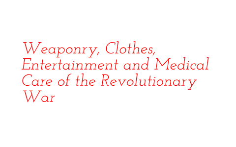 Revolutionary War by Chelsea Birkett