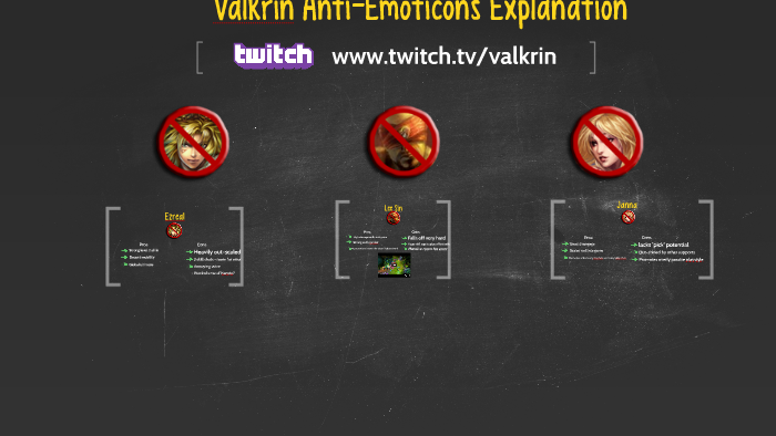 Valkrin Anti-Emoticon Explanation by Valkrin Youtube on Prezi