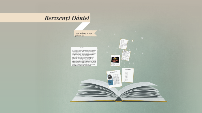 Berzsenyi Dániel by Dani Ambrus on Prezi