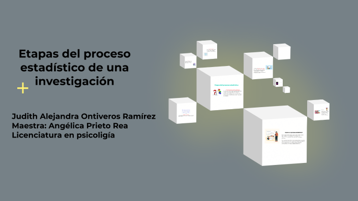 Etapas del proceso estadístico de una investigación by Judith Ontiveros ...