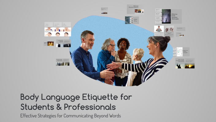 Body Language Etiquette for Students & Professionals by Sreedhar Sree ...