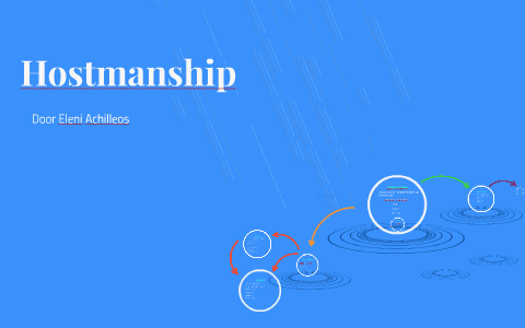 Hostmanship by Eleni Andreas