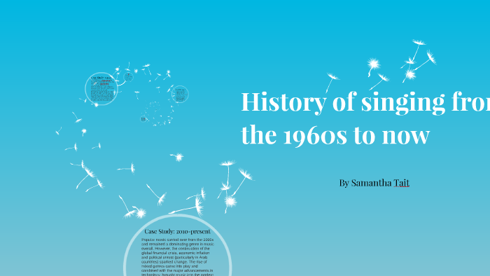 History of singing from the 1960s to now by Sammy T on Prezi