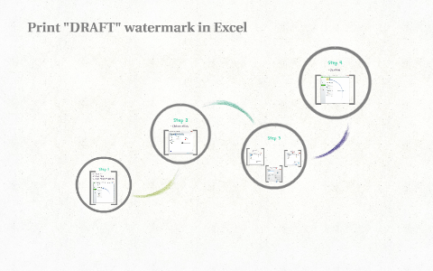 Print Draft watermark in Excel by Nelson Suarez