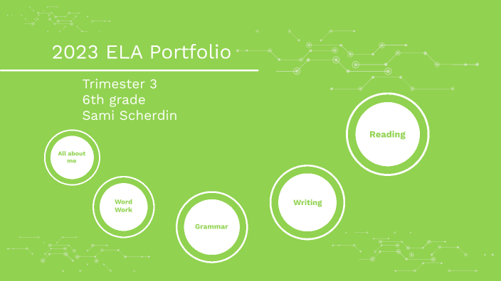 2023 ELA Portfolio by Sami Scherdin on Prezi