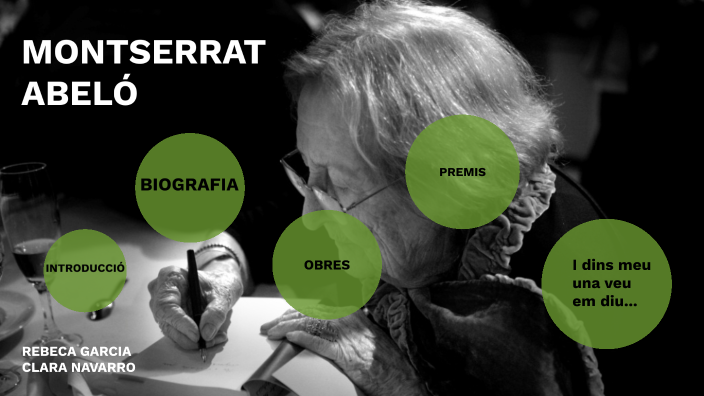 MONTSERRAT ABELLÓ by Clara Navarro Pérez on Prezi