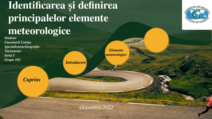 Identificarea și definirea principalelor elemente meteorologice by ...