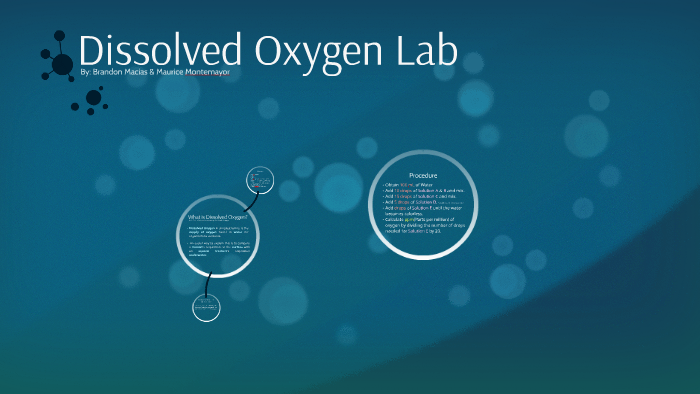 Dissolved Oxygen Lab by Maurice Montemayor on Prezi