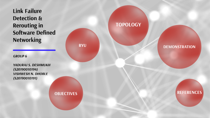 SDN Project - Link Failure Detection & Rerouting in Software Defined Networking by Arnold ...