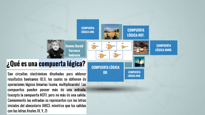 ¿Qué es una compuerta lógica? by Gerald Jhames Carranza Ambrocio on Prezi