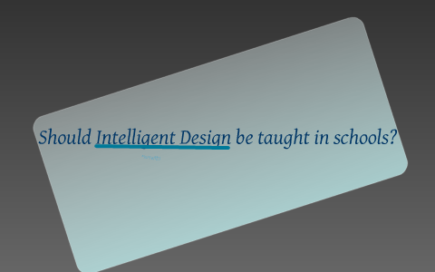 Intelligent Design vs. Evolution by Bob Marley on Prezi