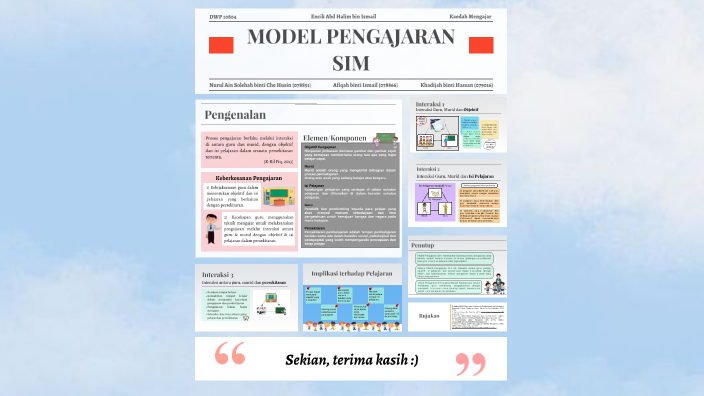 Model Pengajaran Sim by khadijah hassan on Prezi