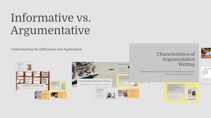 Informative vs. Argumentative by Willnisha Roberson on Prezi