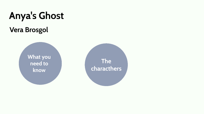 anyas ghost by Johanna Jauregui on Prezi