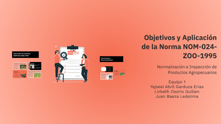 Objetivos y Aplicación de la Norma NOM-024-ZOO-1995 by 5E_BAEZA_LEDEZMA ...