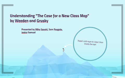 Understanding "The Case for a New Class Map" by Weeden and G by Miho ...
