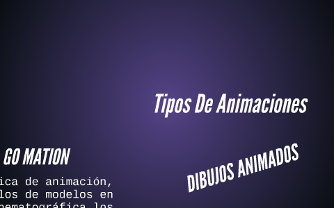 Tipos De Animaciones by tiffanny trujillo castillo on Prezi