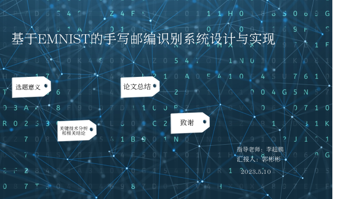基于EMNIST的手写邮编识别系统 by Leok Kuo on Prezi