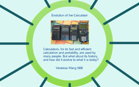 Evolution of the Calculator by Vanessa Wang