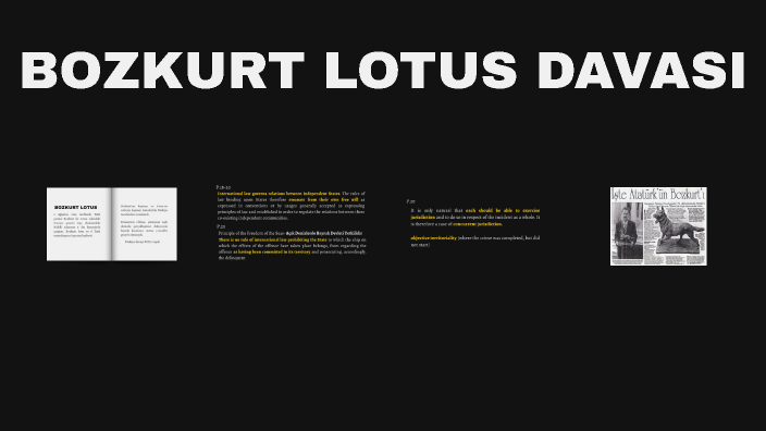 Bozkurt Lotus Davası by Karya Canlı on Prezi