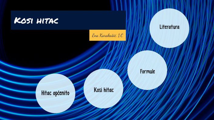 Kosi hitac by Ena Karakašić on Prezi