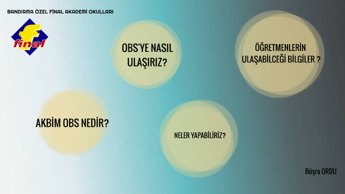 AKBİM OBS TANITIM by Büşra Ordu on Prezi