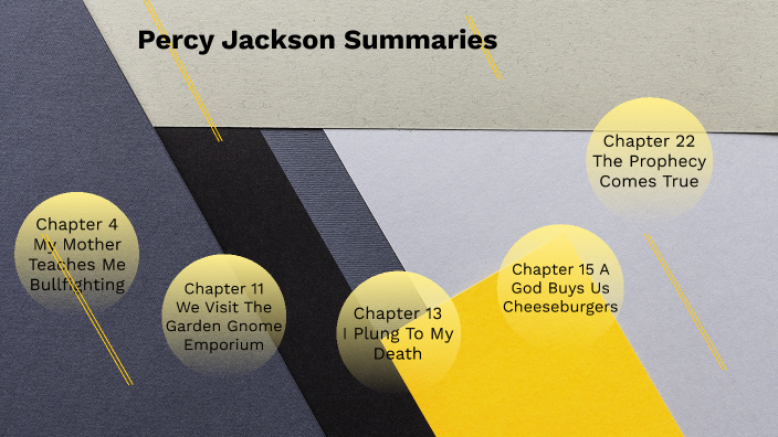 Percy Jackson Summaries by Nolan Wade on Prezi