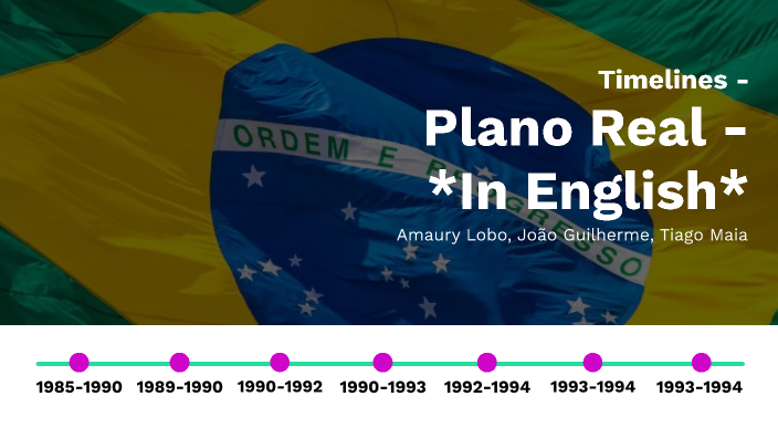 Timelines - Plano Real - *In English* by amaury lobo on Prezi