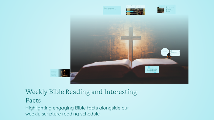Weekly Bible Reading and Interesting Facts by Jayden Borelli on Prezi